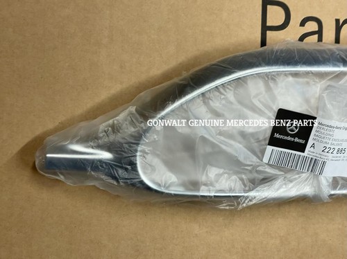 Mercedes Benz New S450 S560 Rear Bumper Left Exhaust Tip Chrome Trim ...