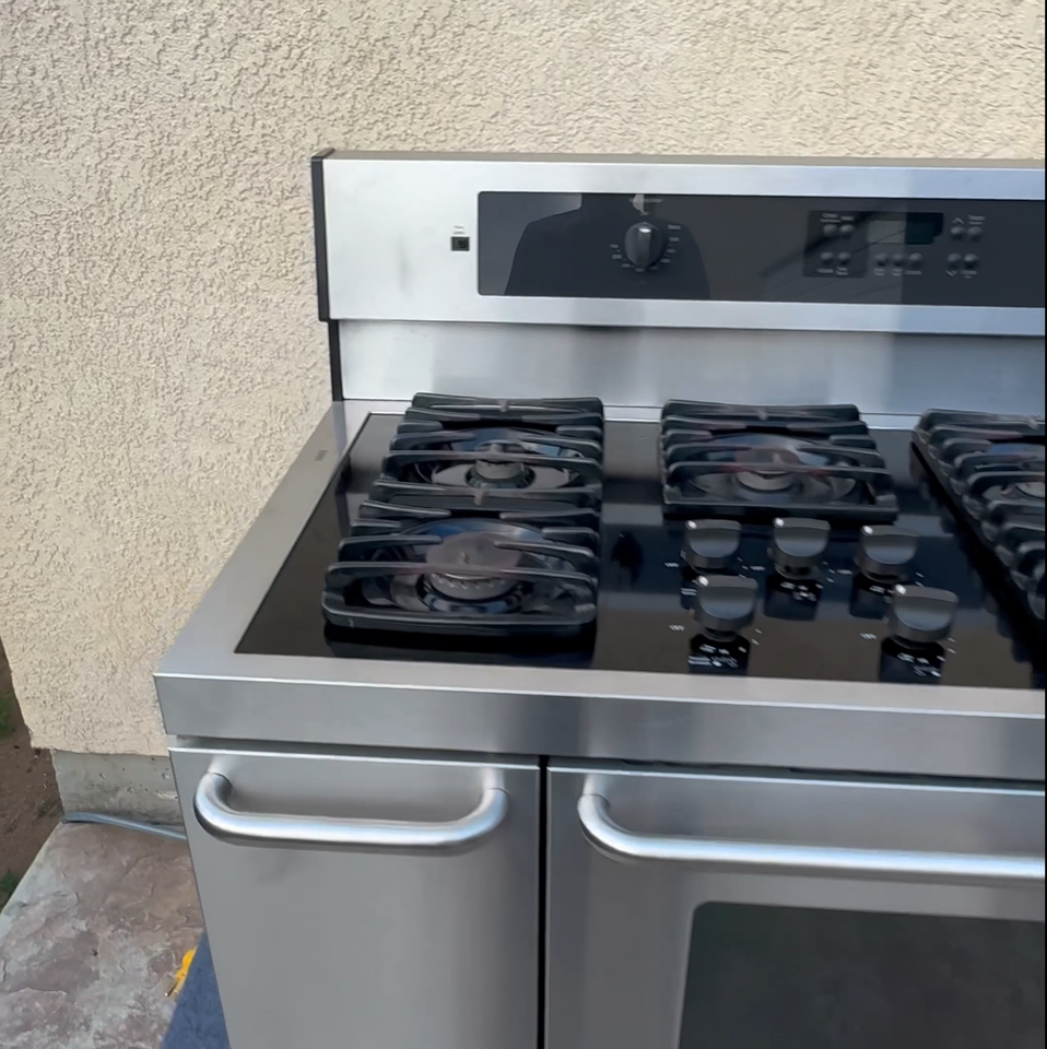 Kenmore Elite Dual Fuel Range - 40”, 5 Burners, 2 Electric Ovens, Gas ...