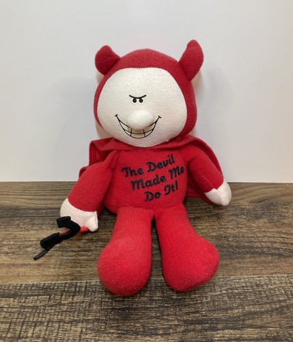 Vintage Russ The Devil Made Me Do It 9" Stuffed Plush Dakin Cape ...