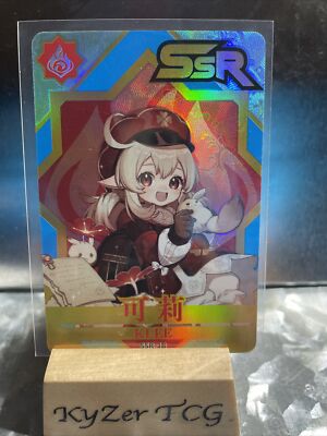 Genshin Impact Trading Card Game TCG CCG SSR Klee 18-25 | eBay
