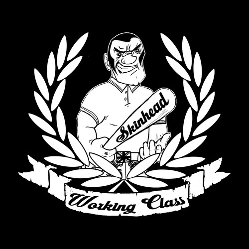 SKINHEAD WORKING CLASS #1 Patch / Aufnäher NEU Oi Oi! Punk Skinheads ...