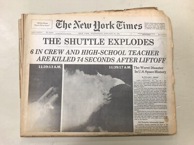 New York Times January 29, 1986 Newspaper | eBay