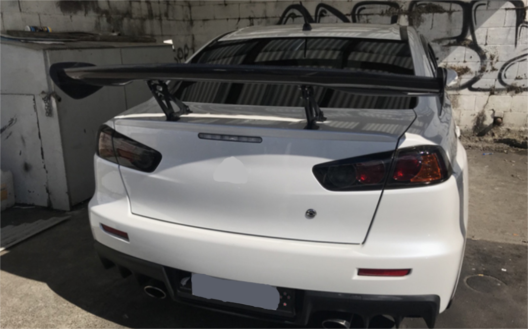 General Rear Wing GT Spoiler Unpainted Universal For Infiniti Q40 Q50 ...
