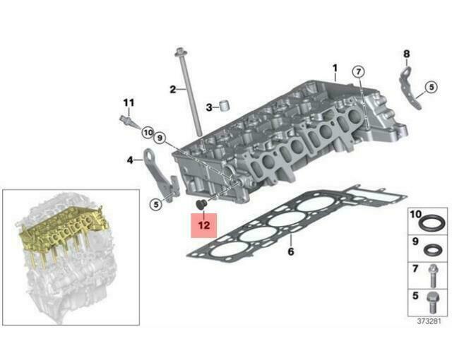 GENUINE BMW 3 SERIES F30 N47 N57 VACUUM CAP 11718518878 for sale online ...