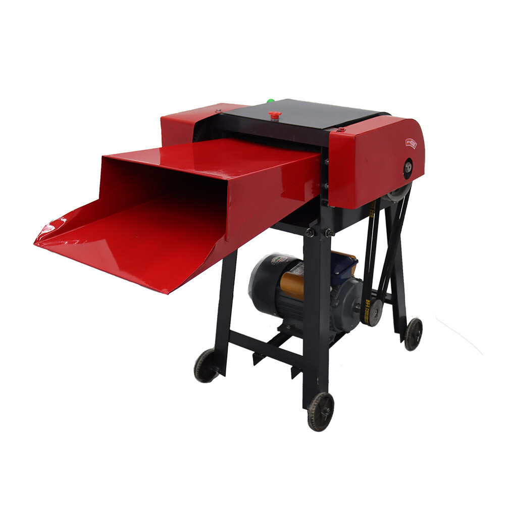 220V Chaffcutter Hay Cutting Machine Feed Processing w/Conveyor 500 ...