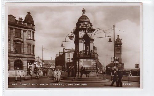 THE CROSS AND MAIN STREET, COATBRIDGE: Lanarkshire postcard (C18740) | eBay