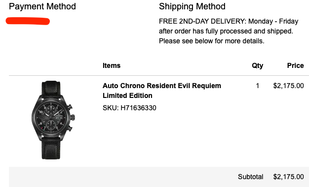 HAMILTON Resident Evil Khaki Field Auto Limited Edition Leon Watch ...
