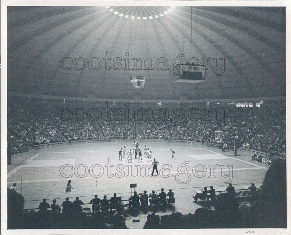 Press Photo Basketball Game William Alexander Coliseum Georgia Tech | eBay