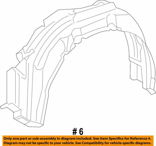 53806-08010 Toyota Liner, front fender, lh 5380608010, New Genuine OEM ...