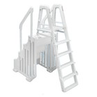 Ocean Blue Mighty Step and Safety Ladder Set for Above Ground Swimming ...
