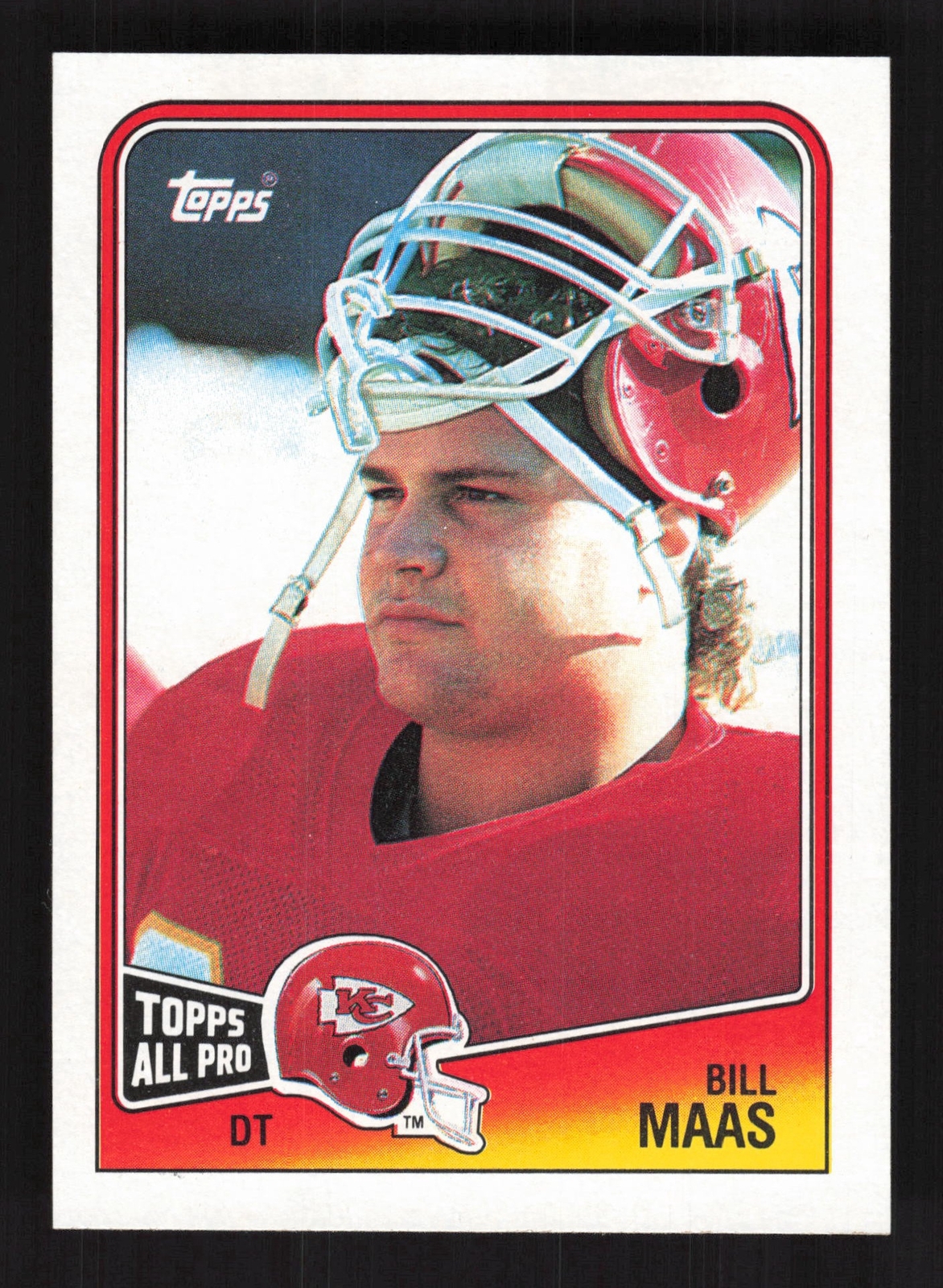 1988 Topps Bill Maas #368 Kansas City Chiefs | eBay
