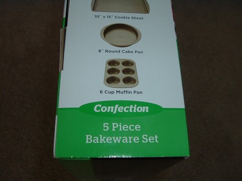 Oneida Confection 5 pc Bakeware Set New NIB Cookie Sheet Bake Local ...