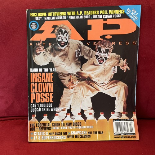 Insane Clown Posse ICP Alternative Press Magazine AP #139 Y2K Static X ...