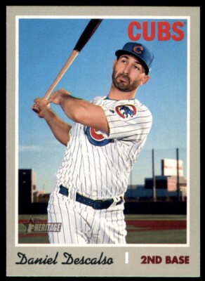 2019 Topps Heritage #586 Daniel Descalso | eBay