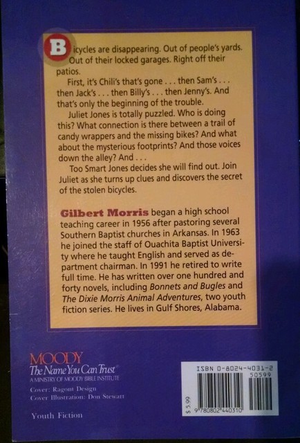 Gilbert Morris Mysteries Ser.: Too Smart Jones and the Stolen Bicycle ...