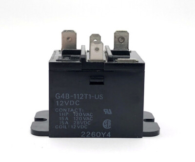 G4B-112T1-US G4B-112T1-FD-US-RP 12VDC Power Relay 4Pins 15A 120VAC | eBay