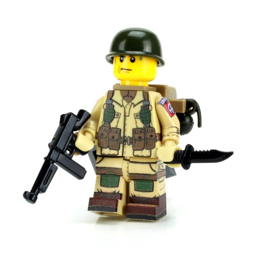Battle Brick Army WW2 82Nd Airborne Paratrooper made w/ real LEGO ...