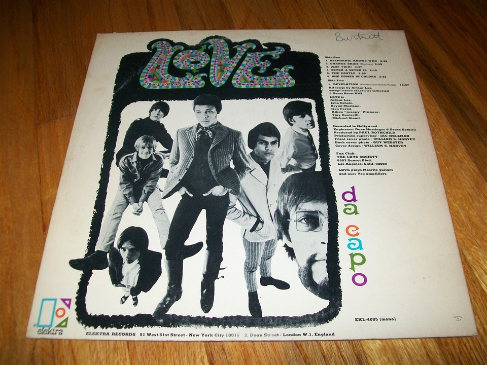 DA CAPO - LOVE LP VERY GOOD CONDITION VERY RARE GREAT MUSIC DACAPO! | eBay
