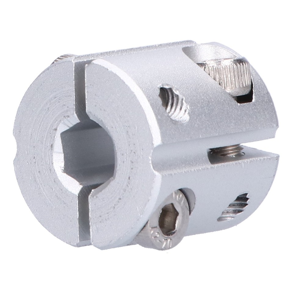 2pcs Shaft Coupler Aluminum Alloy Hex Hole High Load Flexible Shaft ...