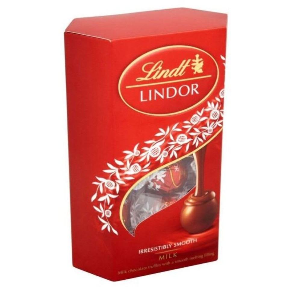 LINDOR Sea Salt Milk Chocolate Truffles,Smooth Candy ,Melting Truffle ...