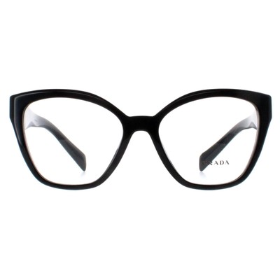 Prada Eyeglasses PR20ZV 16K1O1 Black Women | eBay