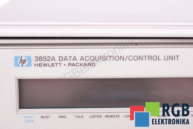 HP Hewlett Packard 3852A Data Acquisition Control Unit for sale online ...