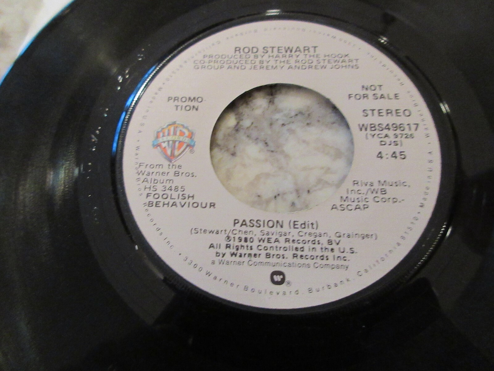 45 RPM , Rod Stewart , Passion | eBay