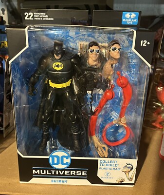 Dc Multiverse McFarlane Plastic Man Baf Wave Batman In Hand! | eBay