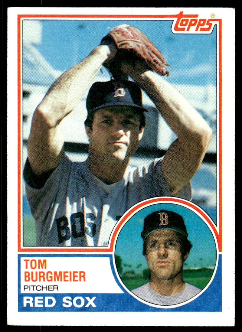 1983 Topps Tom Burgmeier Boston Red Sox #213 | eBay