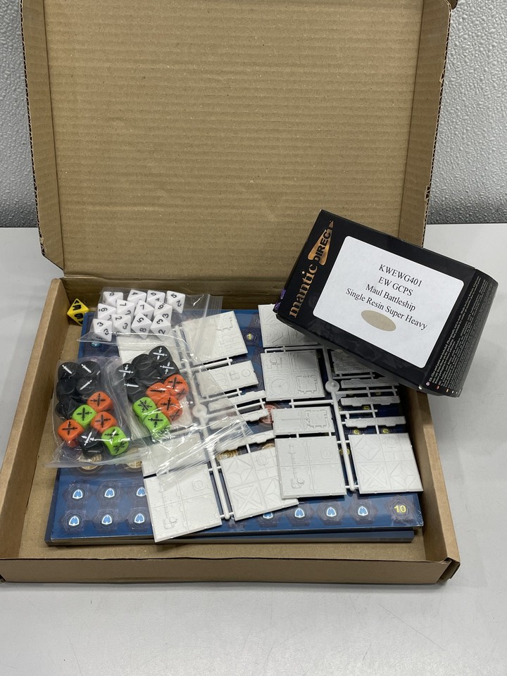 Mantic Essentials Pack W/ 2 Command Dice & GCPS Maul Battleship Set | eBay