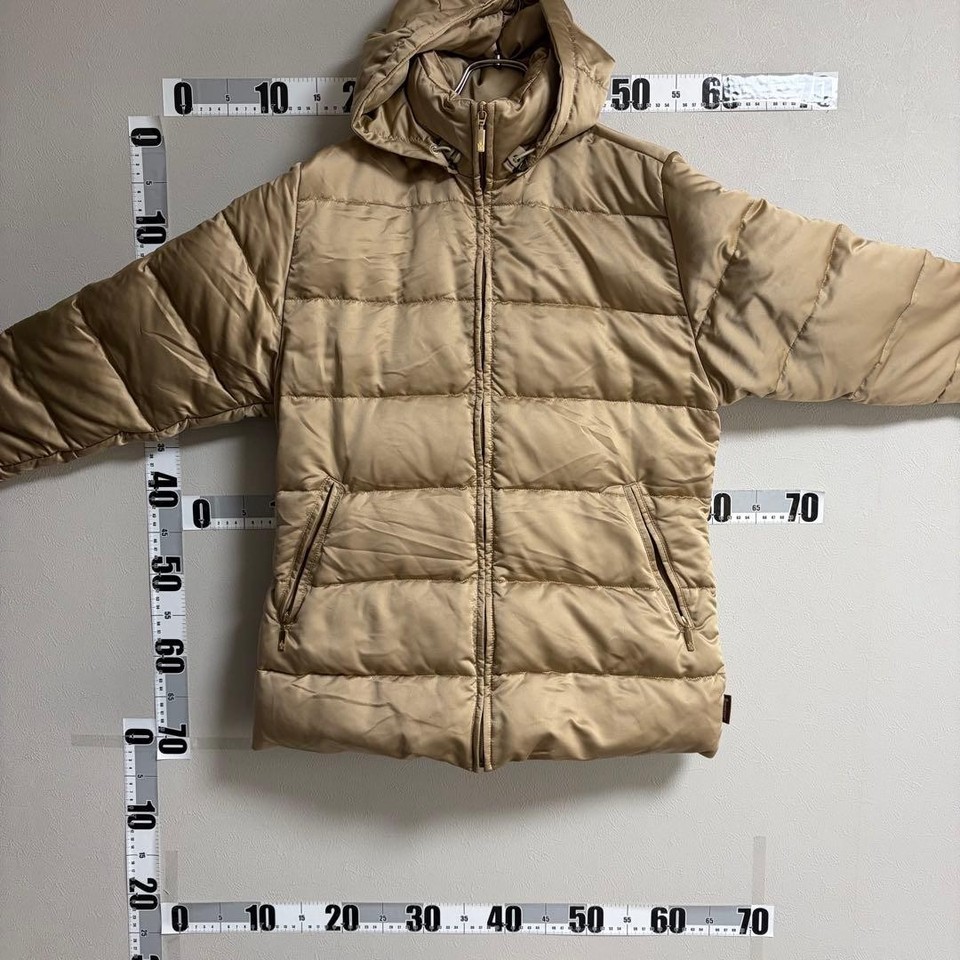MONCLER Puffer Jacket beige size O gold | eBay