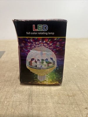 (6 Colors)LED Full Color Rotating Lamp RGB LED Color Changing Light ...