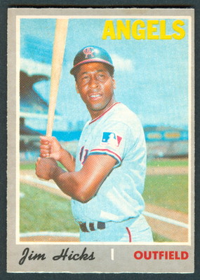 1970 TOPPS OPC O PEE CHEE MLB BASEBALL #173 JIM HICKS NM CALIFORNIA ...