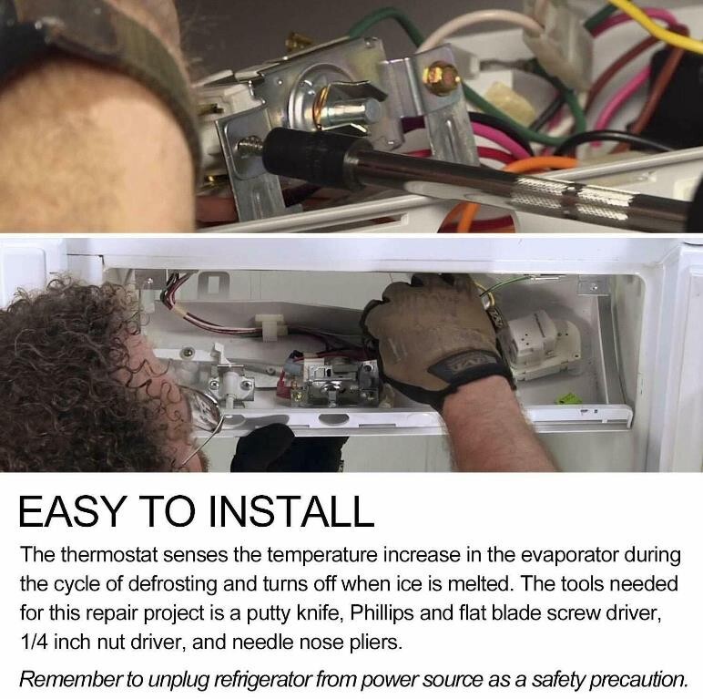 5304421256 Replacement for Electrolux 241537103 Refrigerator Thermostat ...