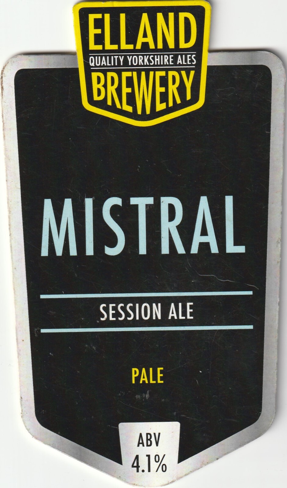 USED PUMP CLIP FRONT - ELLAND BREWERY - MISTRAL PALE | eBay