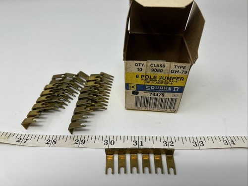 Square D 74476 6 Pole Jumper for 9080 GA3,GA-6 GP-3, and GP-6 - 10 in ...