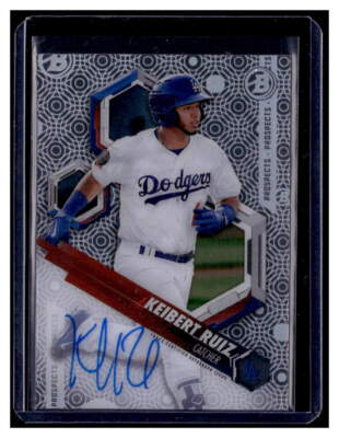2018 Bowman High Tek Prospect Autograph #PHTKR Keibert Ruiz Auto ...