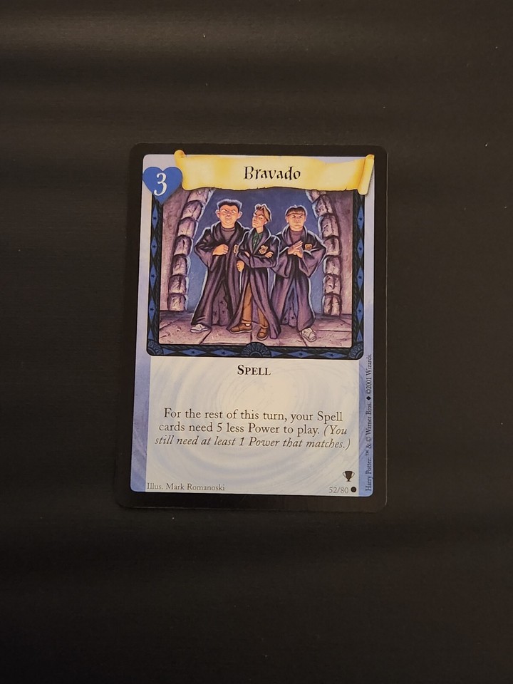2001 Harry Potter Trading card Game Bravado 52/80 Quidditch Cup NM/Mint ...