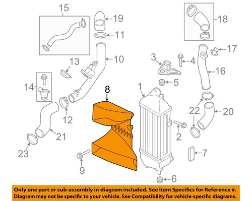 HYUNDAI OEM 11-14 Sonata Cooling Intercooler-Air Guide 282742G200 | eBay