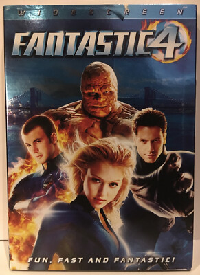 Fantastic Four (DVD, 2005) W/Slipcover! Jessica Alba! Chris Evans! New ...