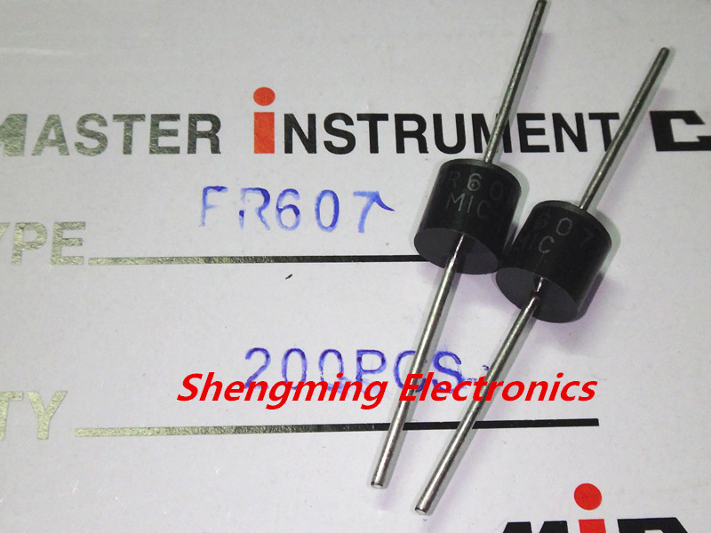 20pcs FR607 6A 1000V Fast Recovery Diodes R-6 | eBay