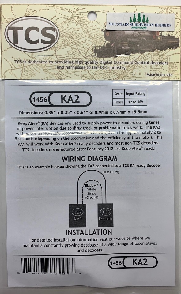 Train Control Systems TCS 1456 KA2 Keep Alive Device | eBay