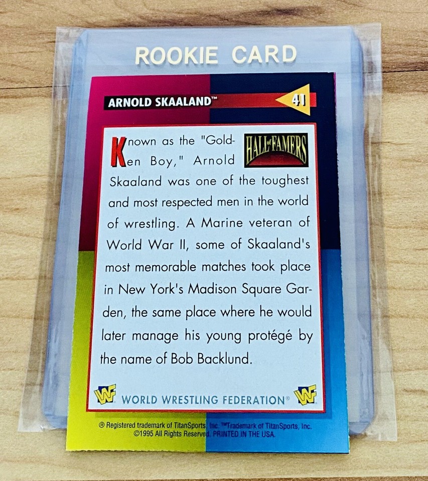 1995 WWF Magazine Cards Arnold Skaaland #41 Wrestling Card Rare | eBay