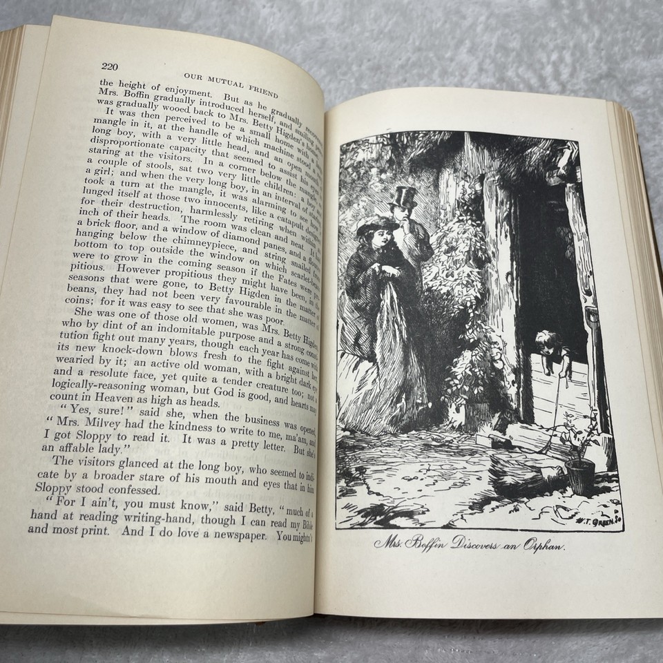 Our Mutual Friend Charles Dickens Rittenhouse Classics HC George Jacobs ...