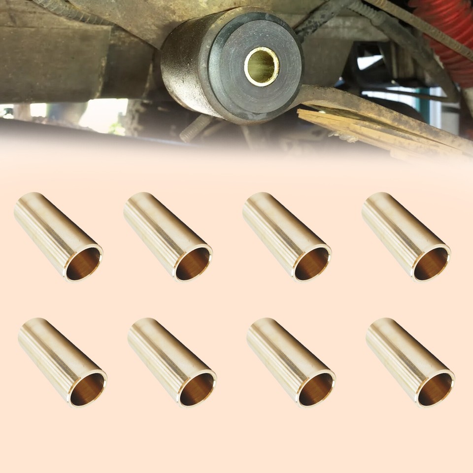 8 X Trailer Leaf Spring Bushing Kit Shackle Bushings Bronze Axle ...