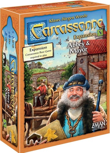 Z-Man Games | Carcassonne Abbey & Mayor Board Game EXPANSION 5 | Ages 7 ...