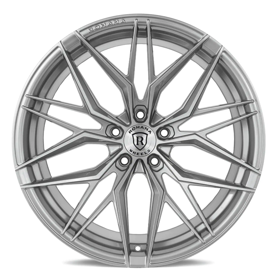 21” ROHANA RFX17 BRUSHED TITANIUM WHEELS FOR PORSCHE PANAMERA 971 21X9 ...