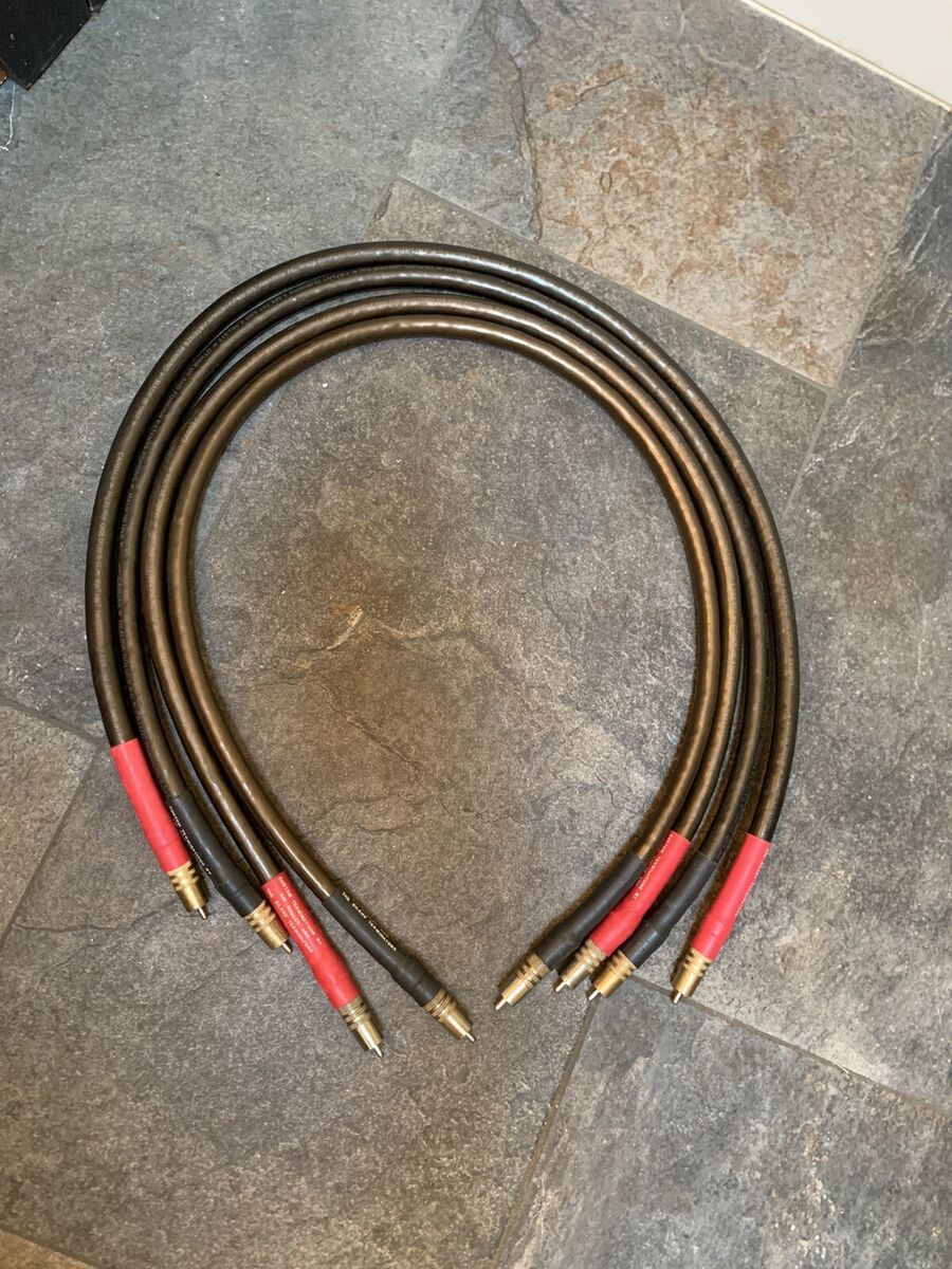 Four (4)Cardas Hexlink Golden 5-C RCA Interconnect Cables Four (4)Cardas Hexlink Golden 5-C RCA Interconnect Cables