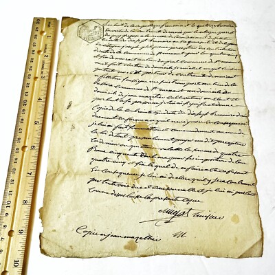 European - Antique Legal Document