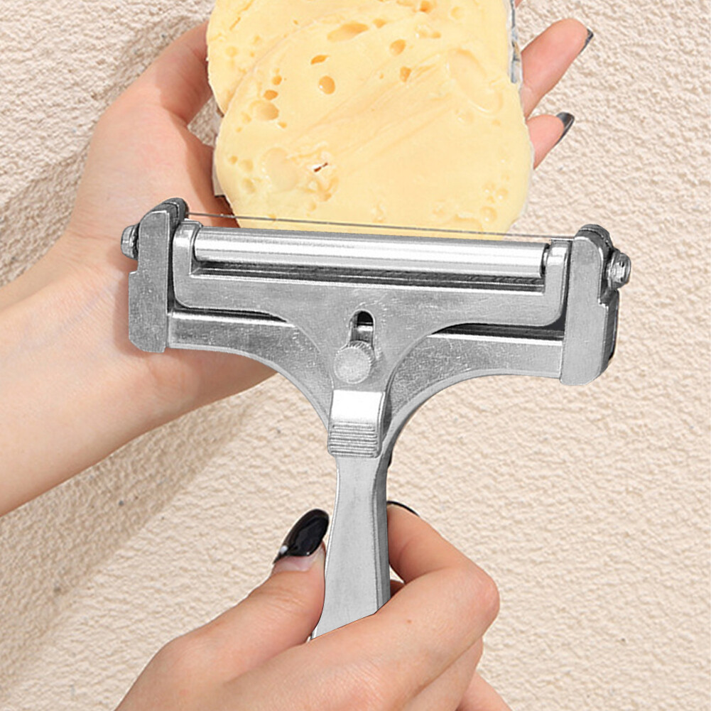 Flexible With Roller Adjustable Ergonomic Cheese Slicer Cutting Wire ...